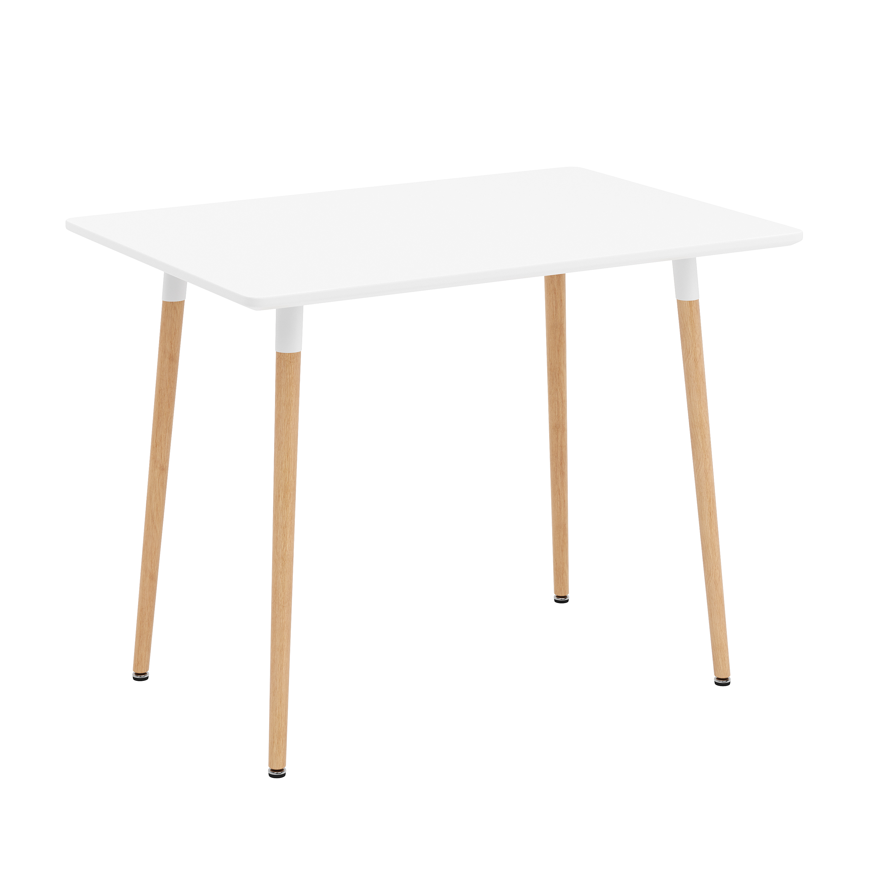 Table de salle à manger GRELIA 100 x 70 cm blanc/naturel | Gonser.ch ...