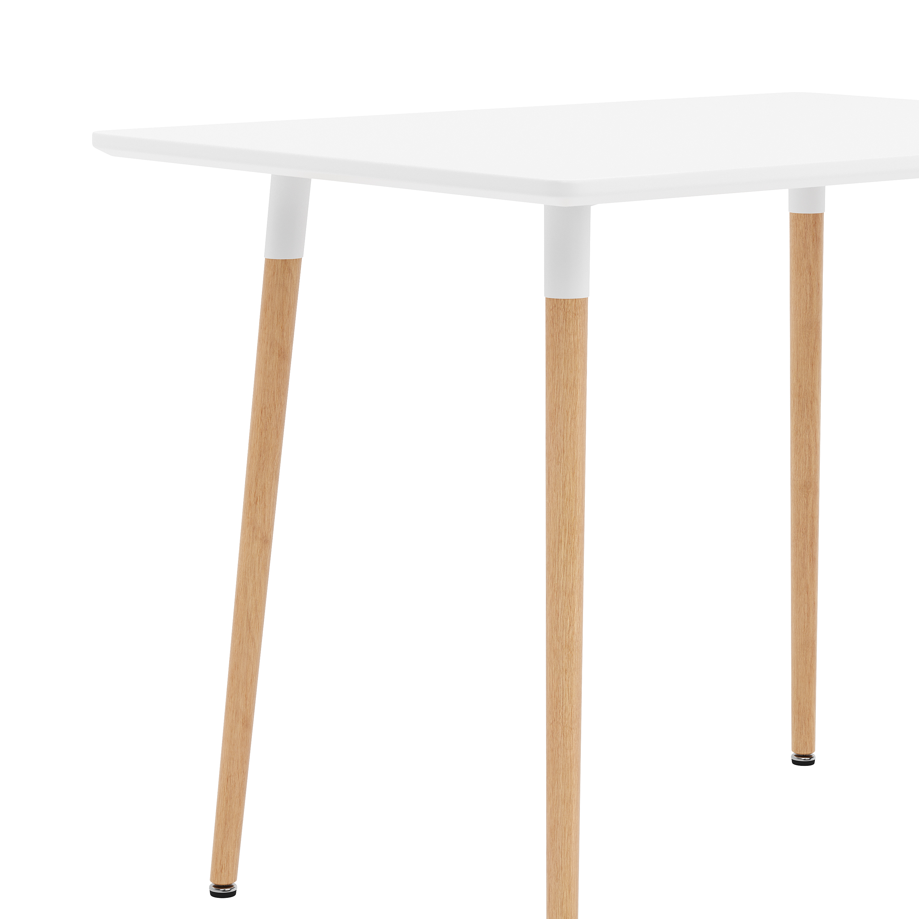 Table de salle à manger GRELIA 100 x 70 cm blanc/naturel | Gonser.ch ...