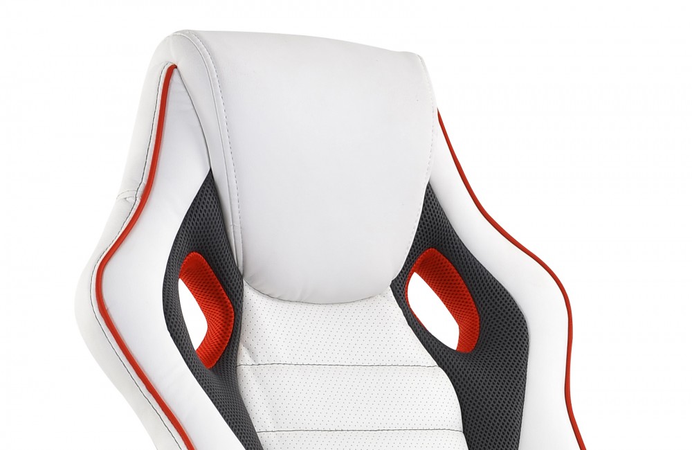 Gaming Stuhl Bürostuhl Leder TURBO weiss | GONSER.CH